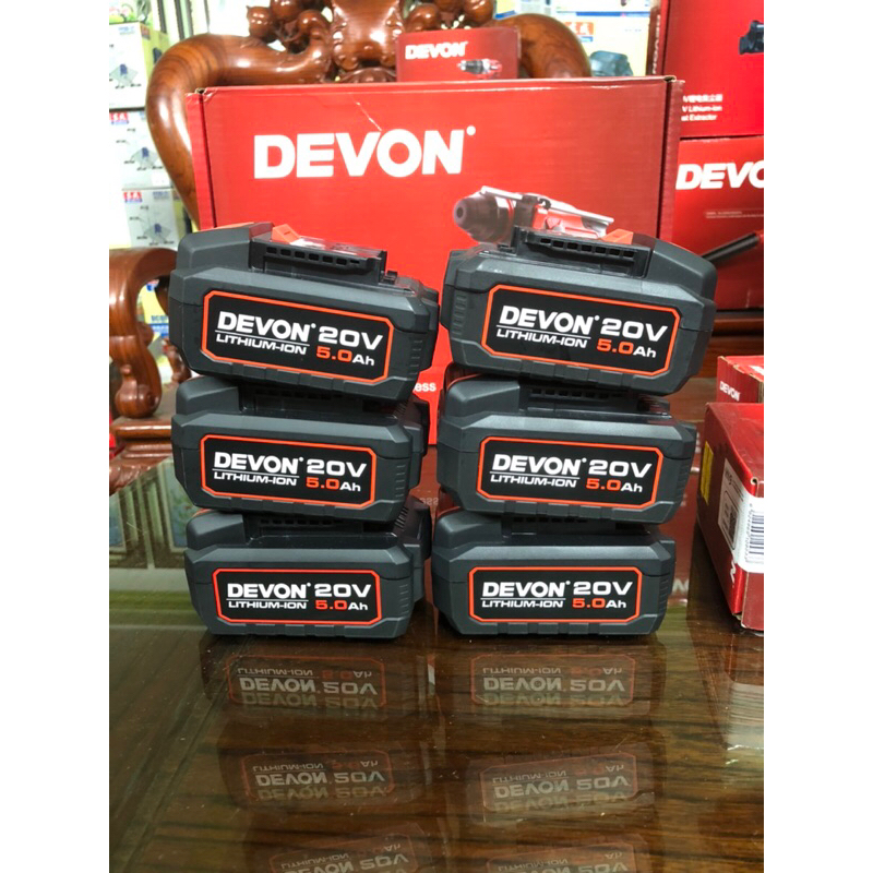 Pin DEVON 20V-5ah chính hãng | Shopee Việt Nam
