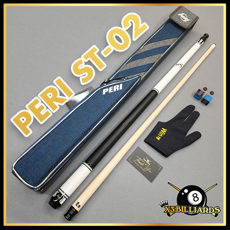 Cơ Lỗ Bida PERI ST02 Gậy Bi A Pool Ngọn Công Nghệ P20 Giảm Bạt Phíp Juma Siêu Cứng Chuôi Sơn Tay ...