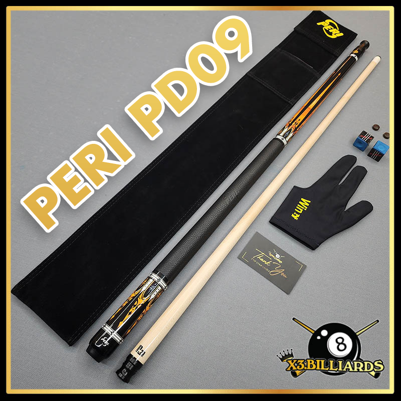 Cơ Lỗ Bida PERI PD 09 Gậy Bi A Pool Ngọn Công Nghệ P20 Giảm Bạt Phíp ...