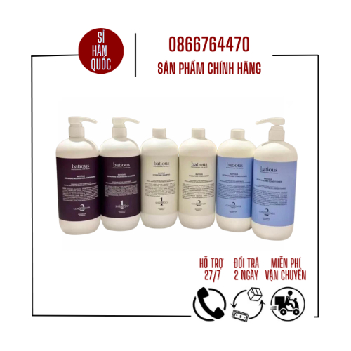 [[CHÍNH HÃNG] Bộ dầu gội xả Batious Shampoo & Conditioner cao cấp 500ml ...
