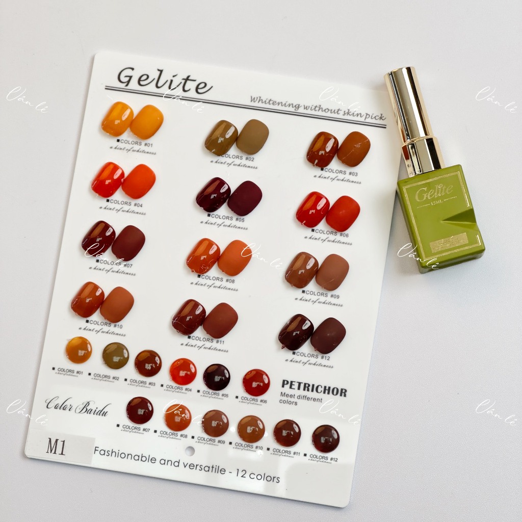 sơn gel cao cấp gelit set 12 màu 24 màu | Shopee Việt Nam