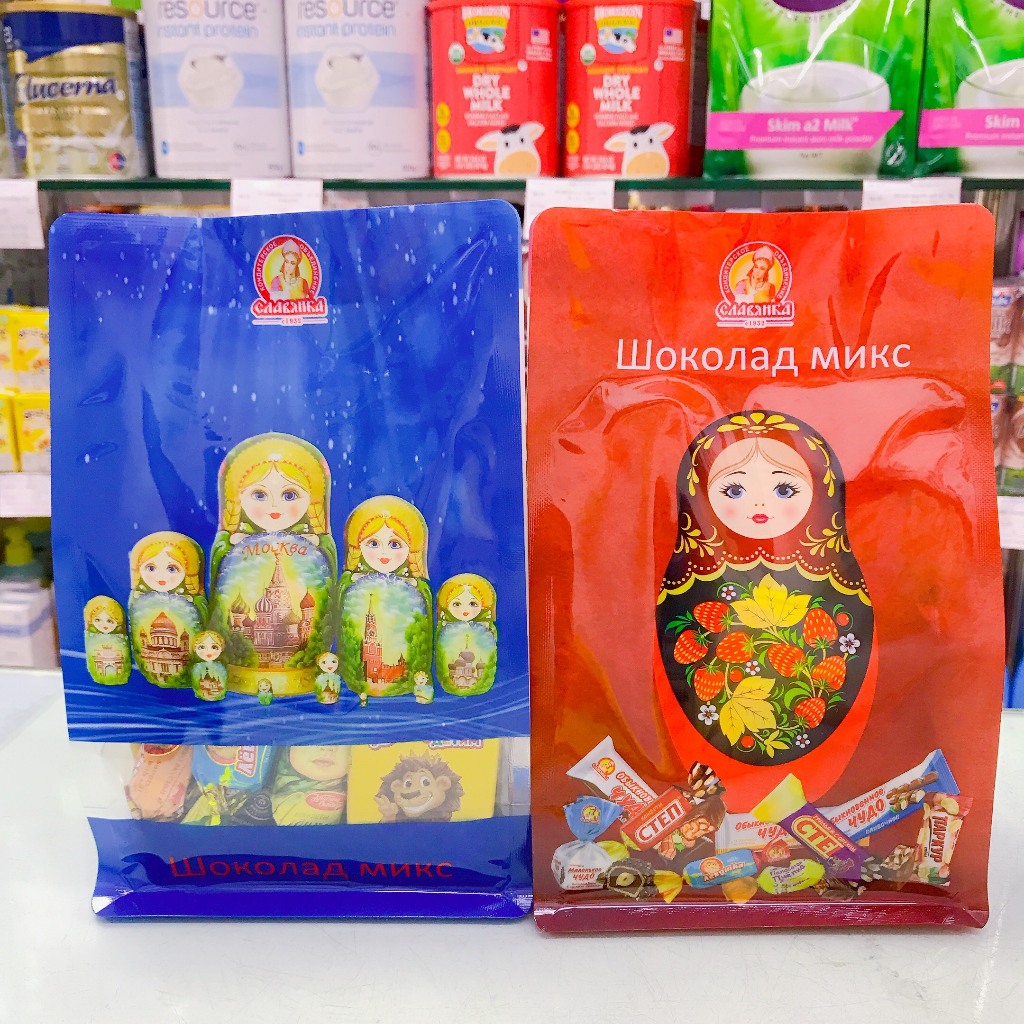 Kẹo Socola Nga Tổng Hợp Mix 8 Vị Gói 450G | Shopee Việt Nam