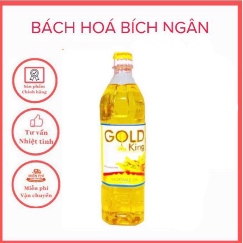 Dầu ăn Gold King 900ml | Shopee Việt Nam