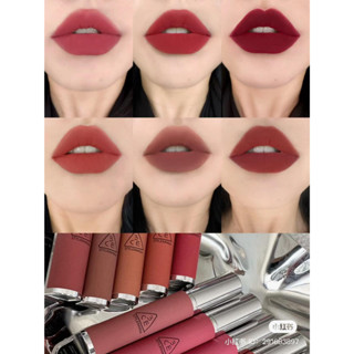Son kem lì 3CE Hazy Lip Clay 4g Hipamine Whip Red Warm Brownie Common ...