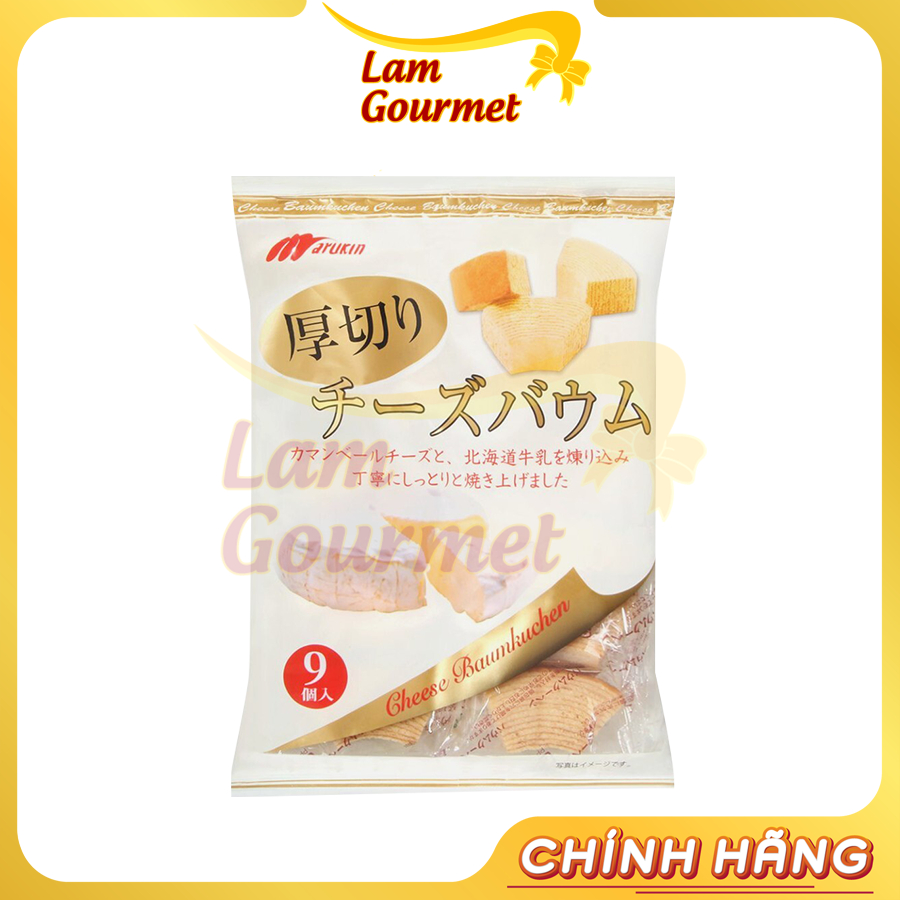 Bánh Marukin Baumkuchen Phô Mai Cắt Lát 9 Cái - Lam Gourmet | Shopee ...