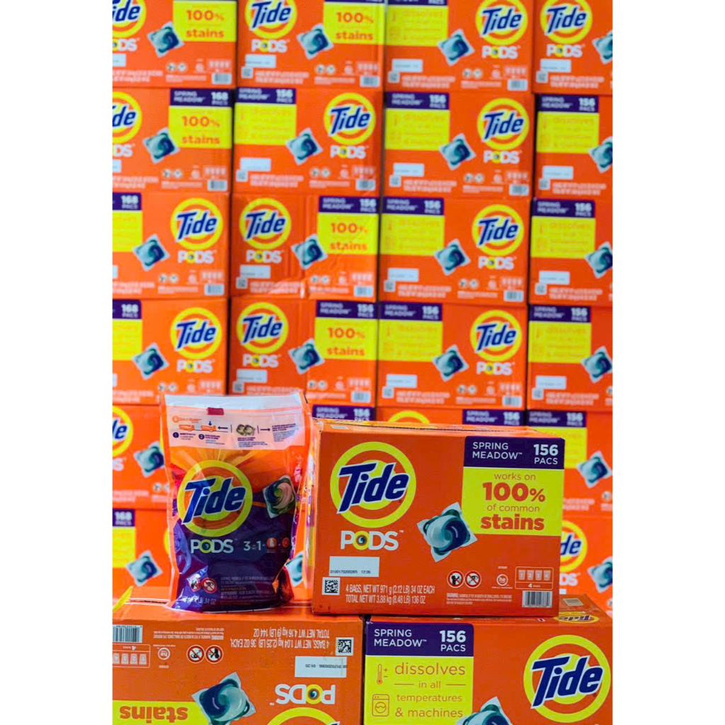 Viên giặt Tide pods 3in1 156 viên của Mỹ | Shopee Việt Nam
