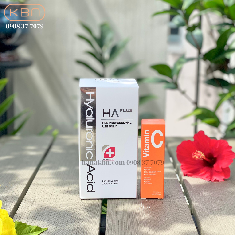 Combo Serum HA Plus 100ml + Serum Vitamin C Bột 14g Hàn Quốc | Shopee ...
