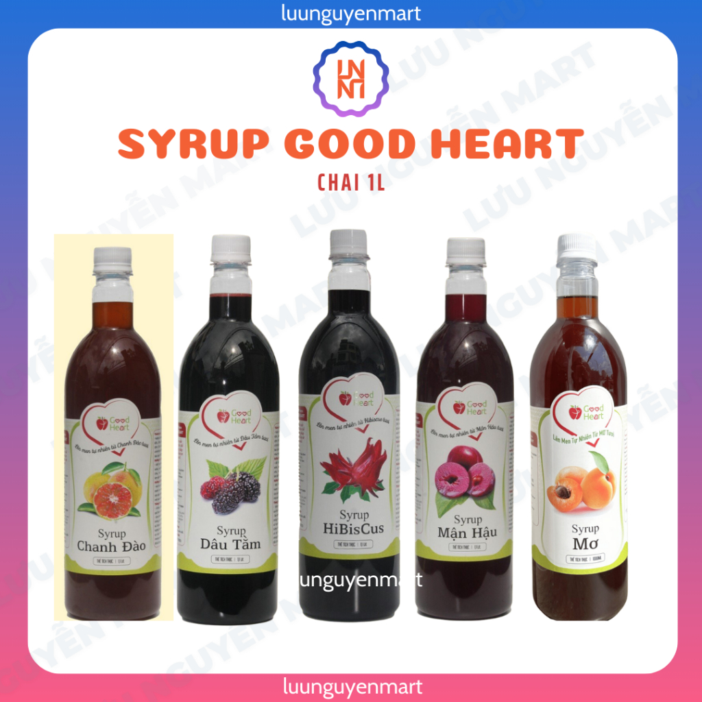Syrup Good Heart đủ vị, Siro chuyên đủ mùi chuyên dùng trong pha chế ...