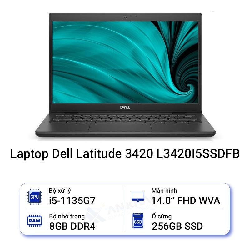 Máy tính Laptop cũ Dell Latitude 3420 hình thức 99% đẹp như new(core i5-1135G7 | Ram 8gb | SSD ...