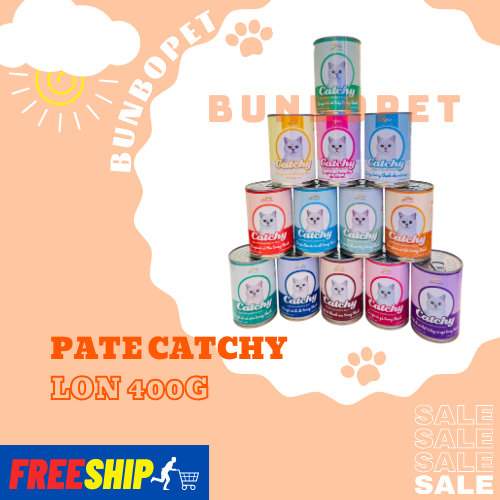 Pate Catchy Lon 400g Dành Cho Mèo Mọi Lứa Tuổi - Pate Cho Mèo Catchy ...