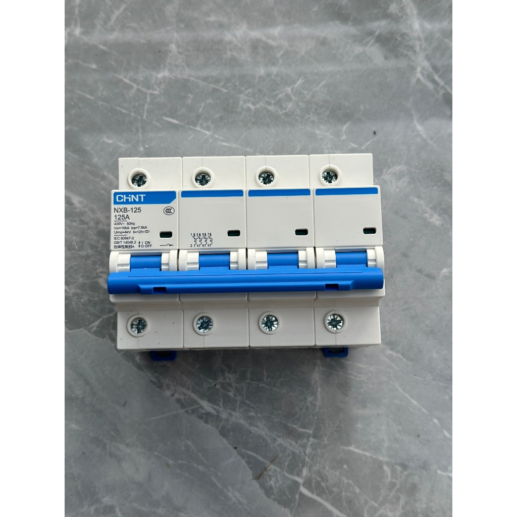 Aptomat MCB 3 Pha NXB-125A 4P 80A 125A 10KA CHINT | Shopee Việt Nam