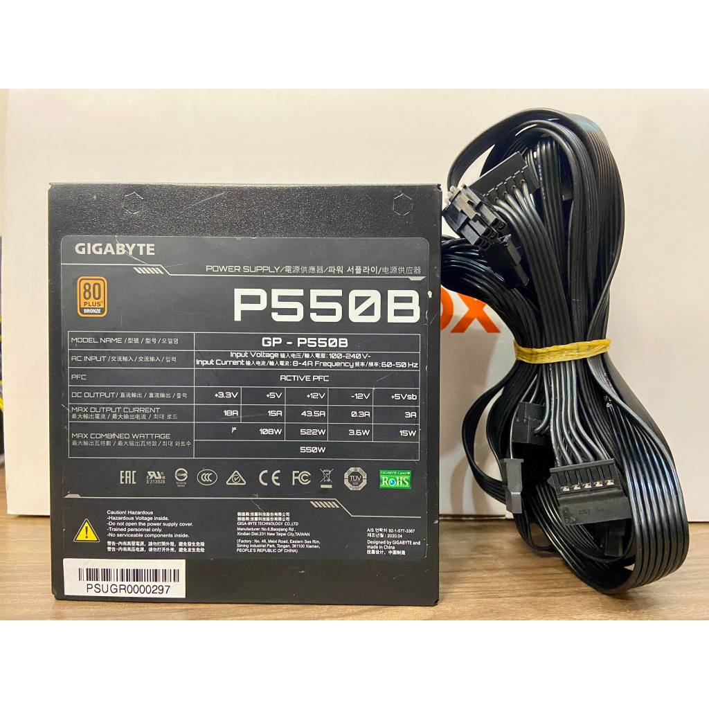 Nguồn Gigabyte GP-P550B- 550W (80 Plus Brone) | Shopee Việt Nam