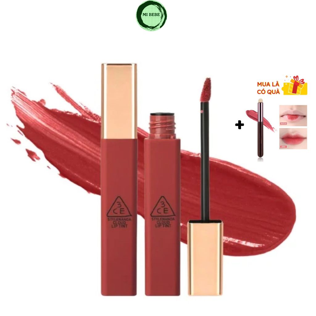 Son Kem 3CE Cloud Lip Tint Immanence Macaron Red Needful Live A Little ...