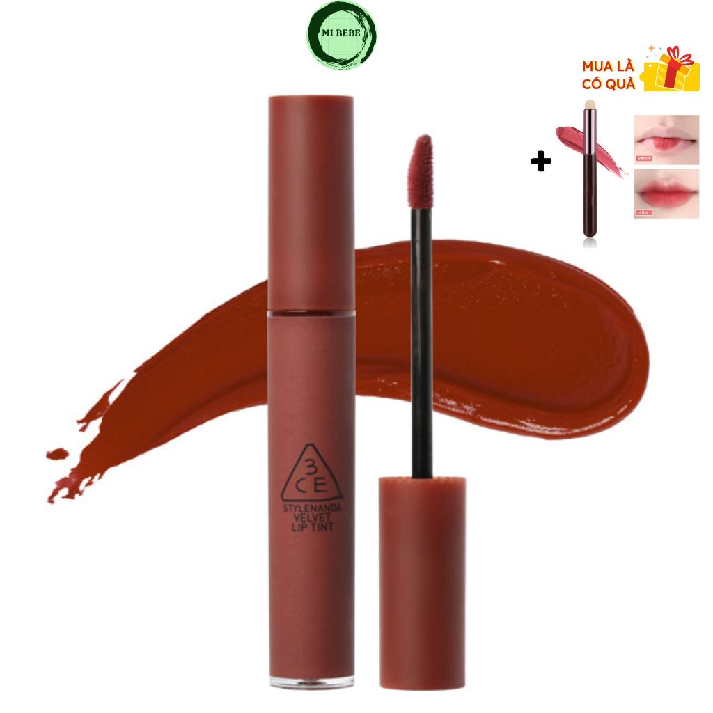 Son Kem 3CE Velvet Lip Tint Taupe Speak Up Daffodil Bitter Hour Child ...