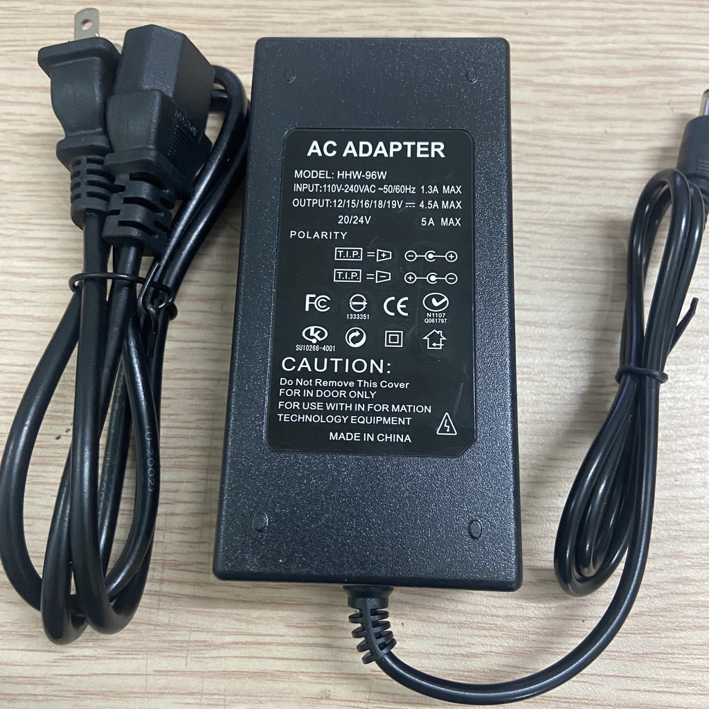 Nguồn Adapter 12V - 24V đa năng điều chỉnh 7 cấp tuỳ chỉnh đầu ra ...