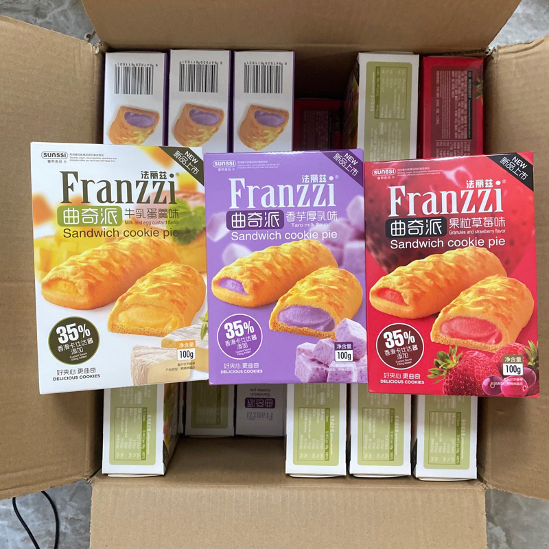Bánh Franzzi Sanwich cookie Pie có nhân (nsx : in trên bìa) | Shopee ...