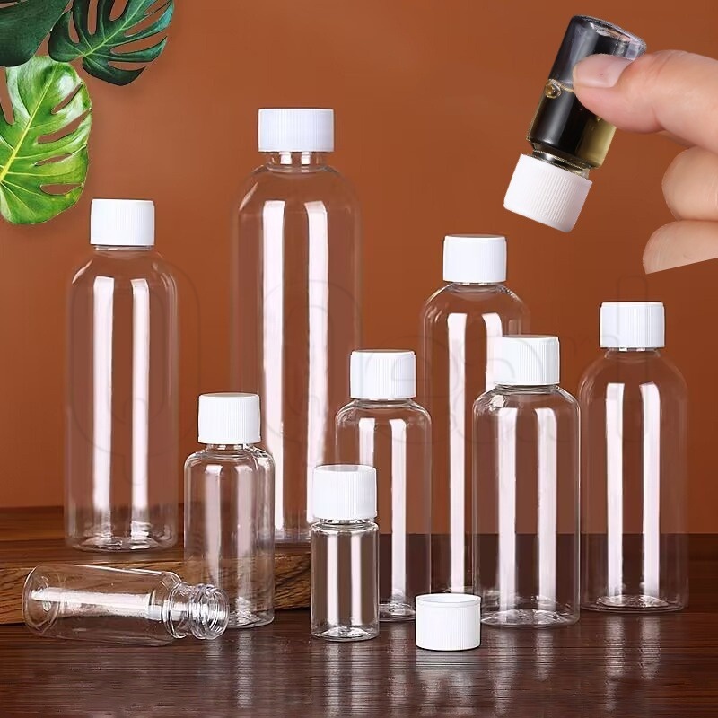 Chai Nhựa PET TRONG Nắp Vặn 15ML 20ML 30ML 50ML 100ML 150ML 200ML 250ML 300ML Chiết Dung Dịch ...
