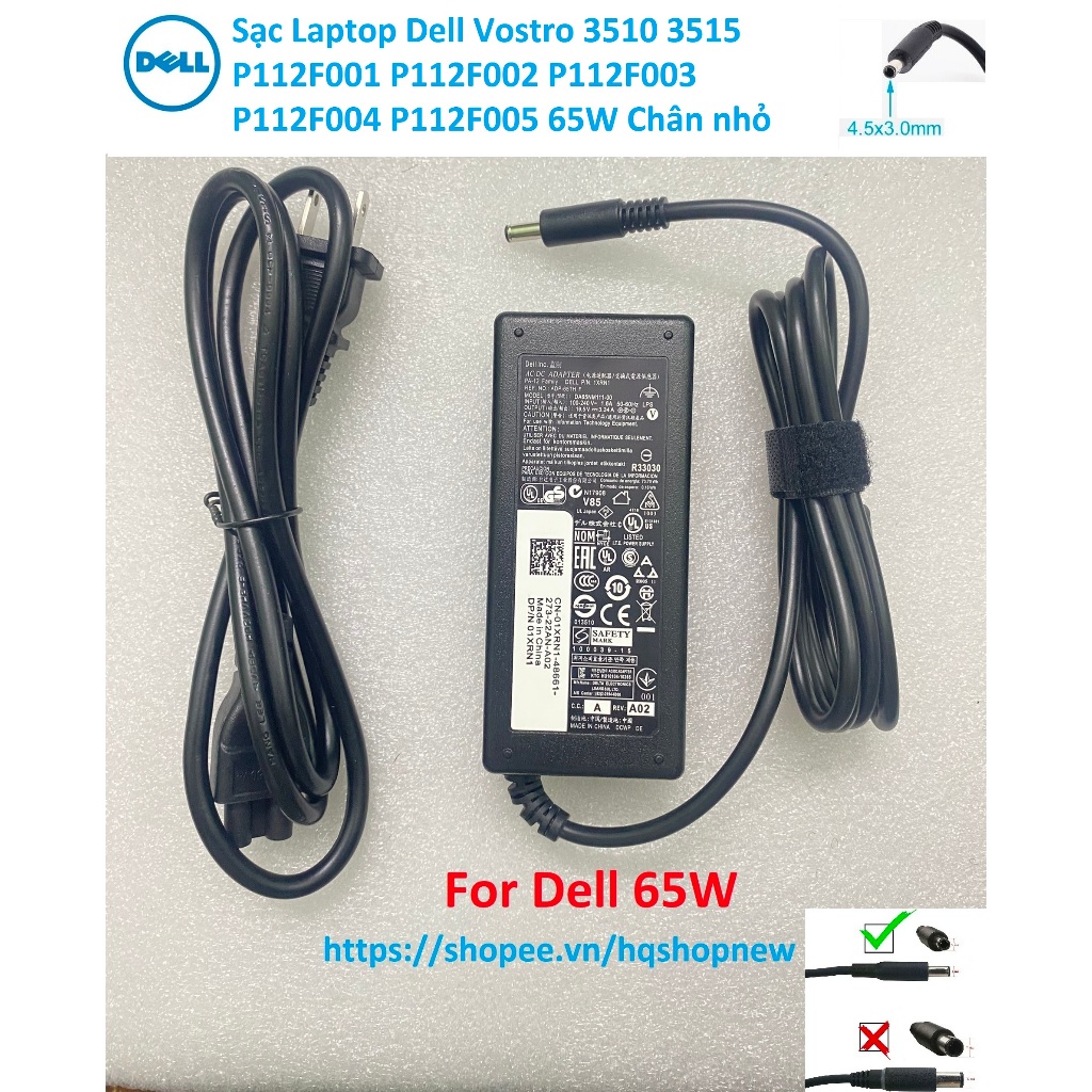 ⚡️ Sạc Laptop Dell Vostro 3510 3515 P112F001 P112F002 P112F003 P112F004 ...