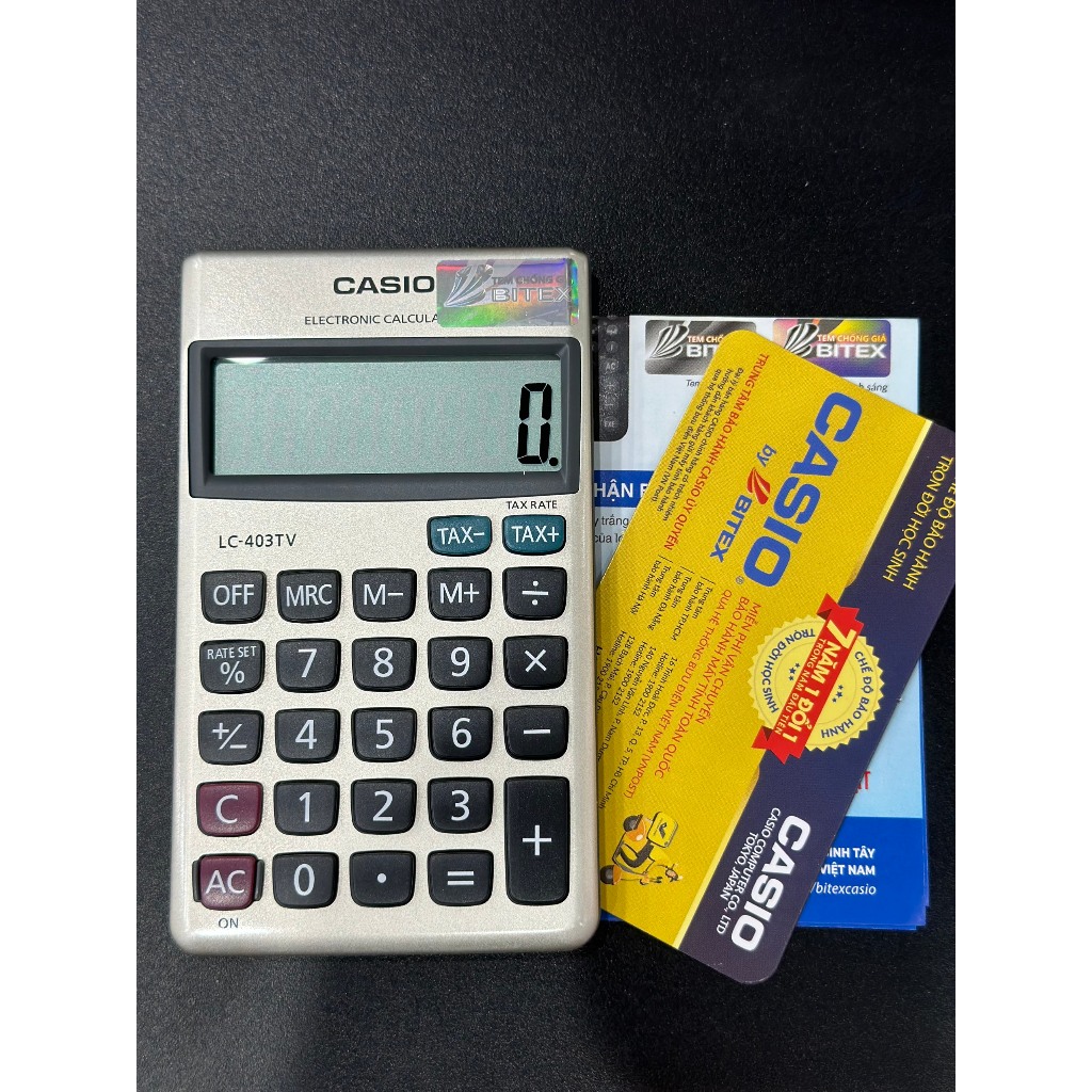 Máy tính Casio LC 403TV (Chính Hãng) Bảo hành 7 năm | Shopee Việt Nam
