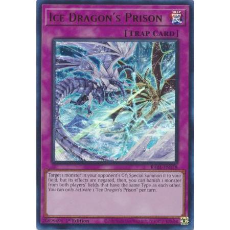 [ Bài Yugioh Chính Hãng ] Ice Dragon's Prison - RA01-EN078 - Ultra Rare | Shopee Việt Nam