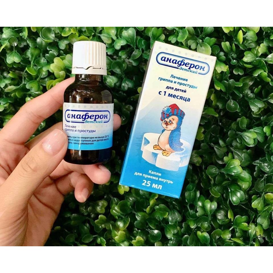 Siro Anaferon chim cánh cụt của Nga giúp tăng sức đề kháng [ CHÍNH HÃNG ...