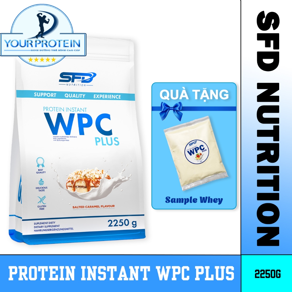 SFD Sữa Tăng Cơ Whey Protein WPC Plus 2250g - [TẶNG QUÀ] | Shopee Việt Nam