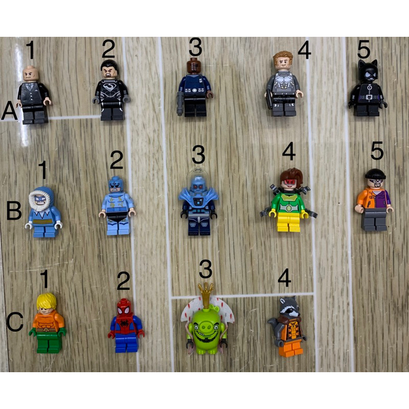 lego minifigures nhân vật siêu anh hùng marvel và batman hàng chính ...