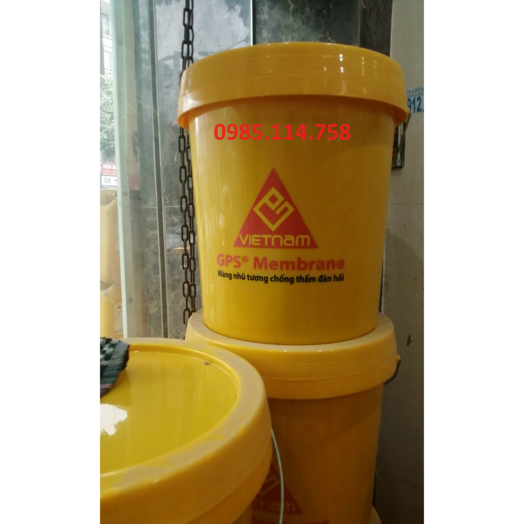 GPS® Membrane 18 lít - Màng Chống Thấm Đàn Hồi Gốc Bitum - GPS Membrane ...