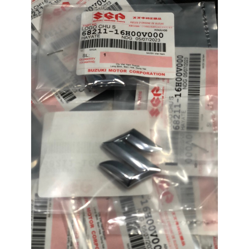 logo chữ s mặt nạ hayate xbike chính hãng suzuki | Shopee Việt Nam