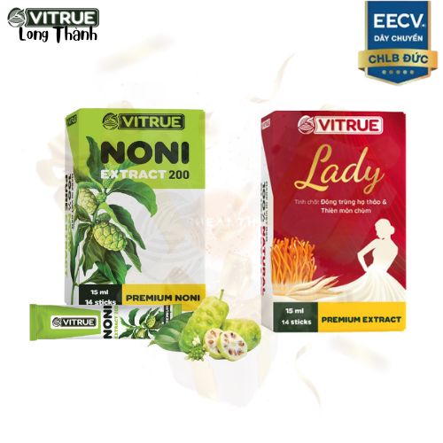 Vitrue Noni tinh chất trái nhàu | VITRUE Lady tăng nội tiết tố nữ ...