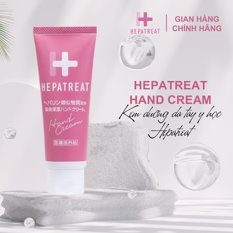 Kem dưỡng da tay HEPATREAT NHẬT BẢN 60g dưỡng ẩm chuyên sâu chống lão hóa mềm mịn, trắng sáng ...