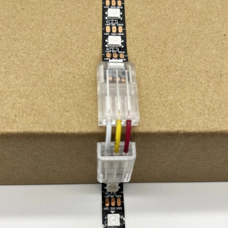 Đầu nối kẹp led 12v 5v 24V giắc nối nhanh 3 pin 10mm cho led đuổi ARGB ...