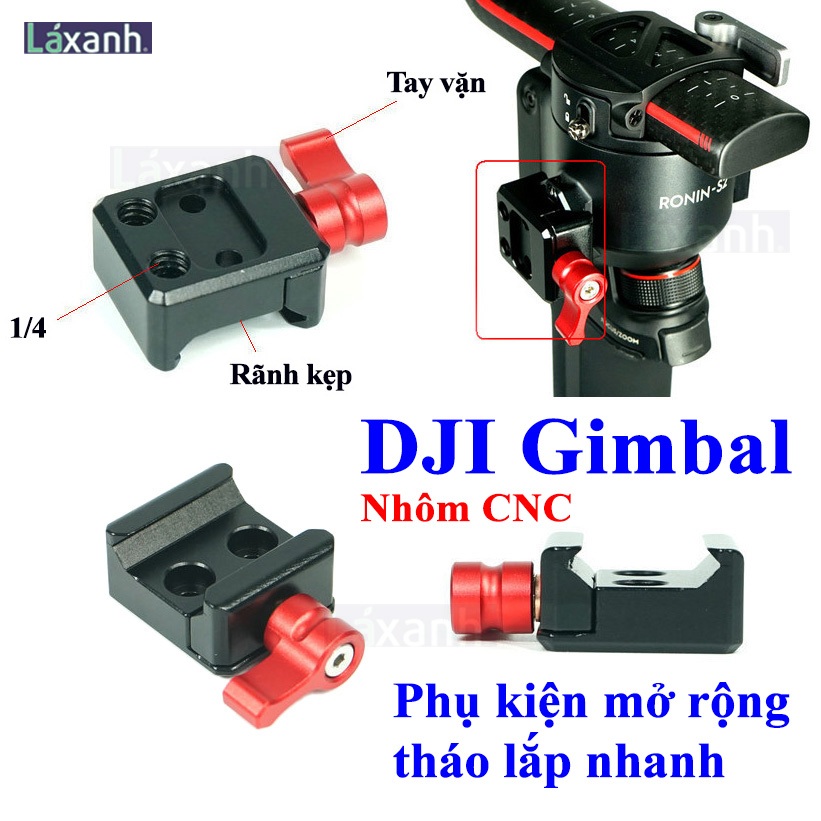 Đế tháo lắp nhanh Gimbal DJI Ronin RS3 mini RS3Pro RS2 RS3 Pro Mini ...