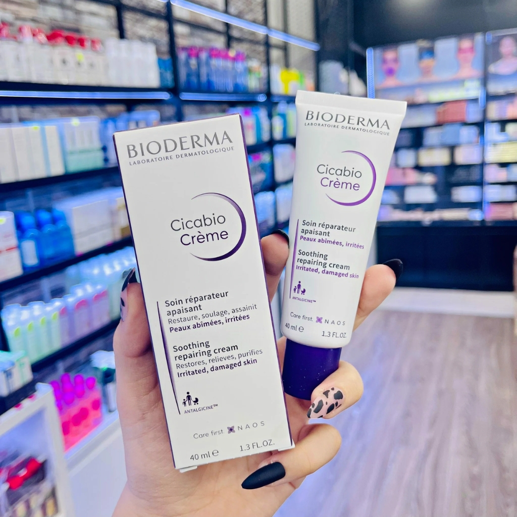 Kem Dưỡng Ẩm Phục Hồi Da Tổn Thương Bioderma Cicabio Crème 40ml Của ...
