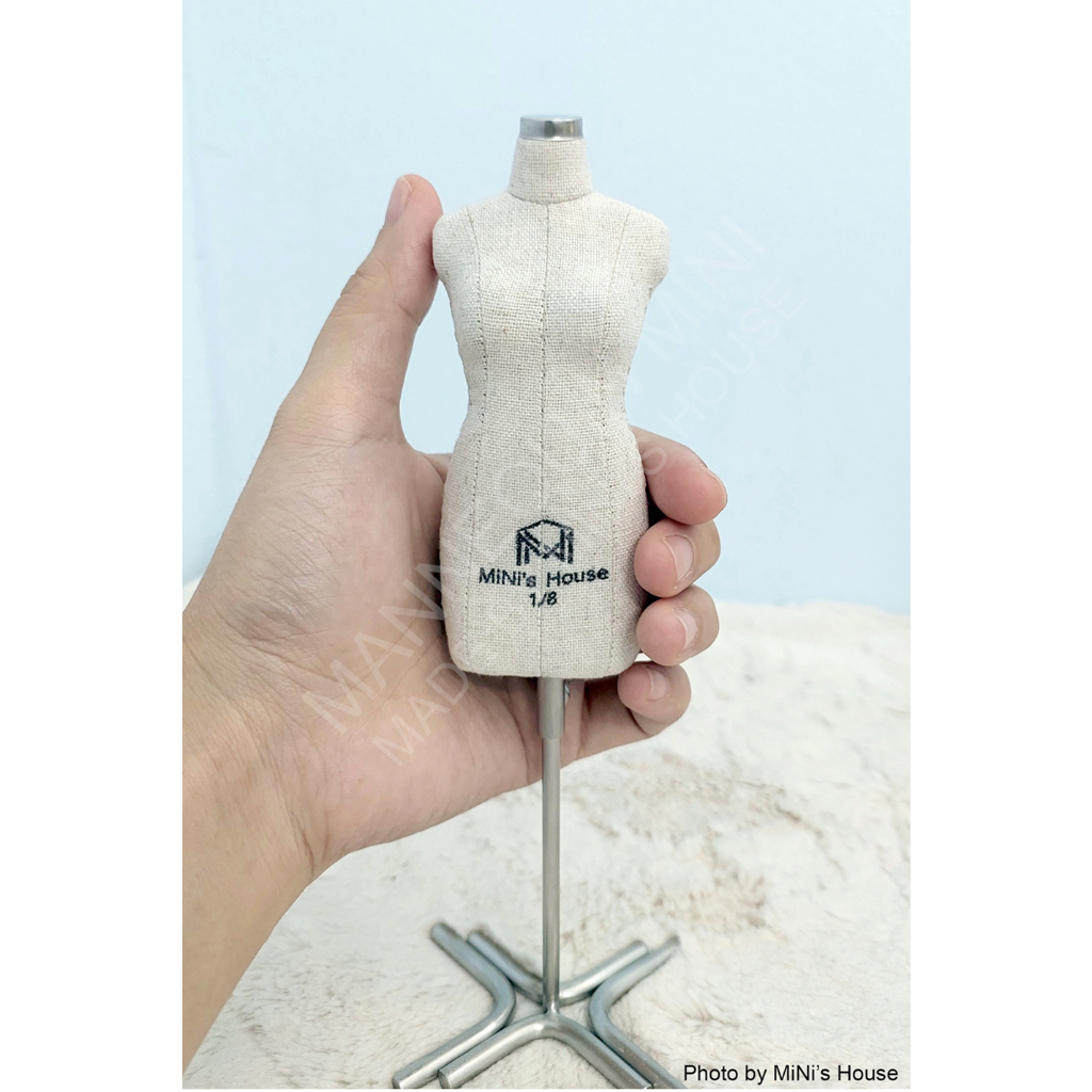 Manocanh thiết kế mini size 1/8 ( tặng kèm rập đầm cơ bản tỷ lệ 1/8 ...