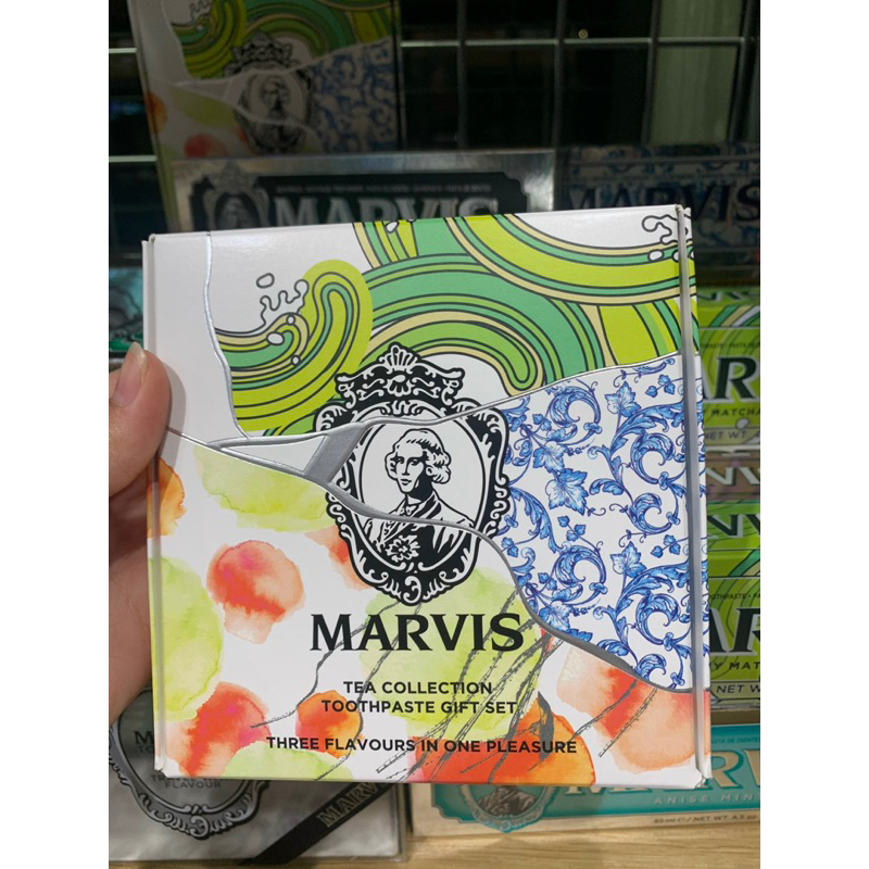 Set Kem đánh răng Marvis Tea Collection Kit 3x25ml | Shopee Việt Nam