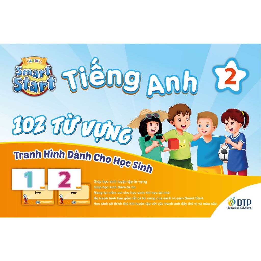 Sách - DTPbooks - Tiếng Anh 2 i-Learn Smart Start - Student's Cards | Shopee Việt Nam