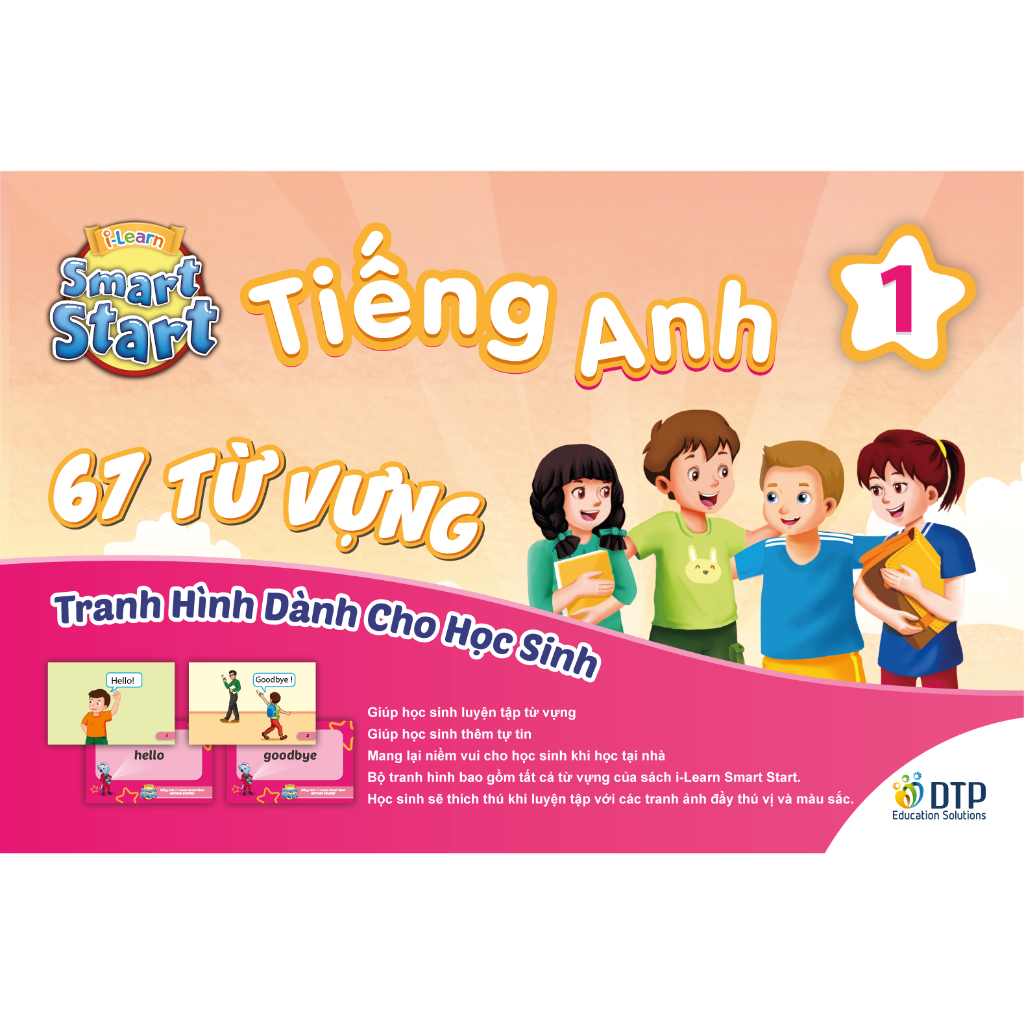 Sách - DTPbooks - Tiếng Anh 1 i-Learn Smart Start - Student's Cards | Shopee Việt Nam