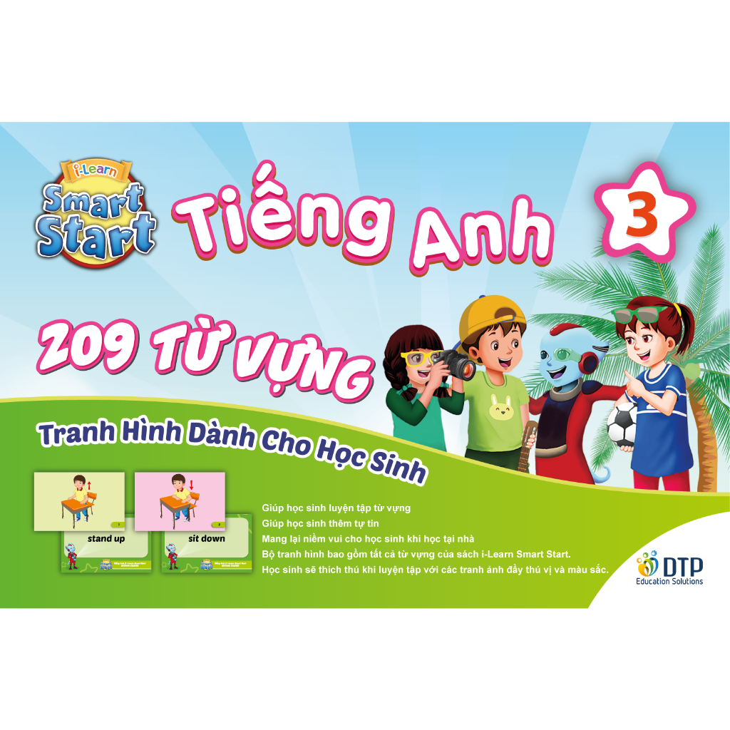 Sách - DTPbooks - Tiếng Anh 3 i-Learn Smart Start - Student's Cards | Shopee Việt Nam