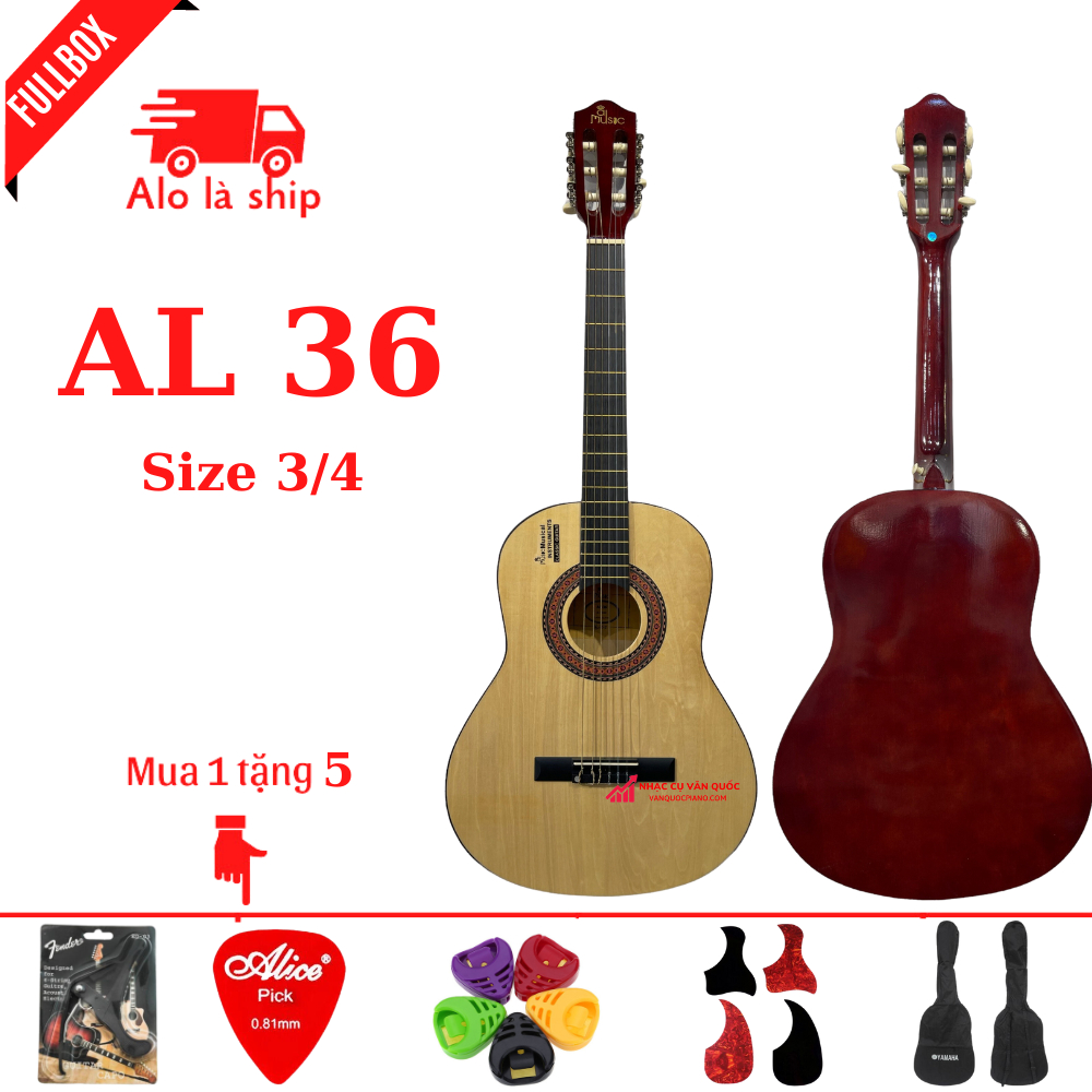 Đàn Guitar Classic AL39C- AL39- AL38- AL36 + Tặng Kèm Bộ Phụ Kiện 5 Món | Shopee Việt Nam