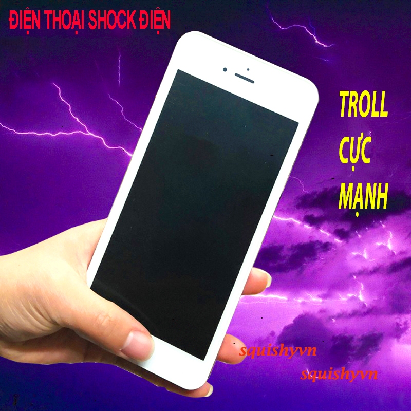 Chiếc Điện Thoại Thần Kỳ shock điện giật điện đồ chơi troll bạn bè ...