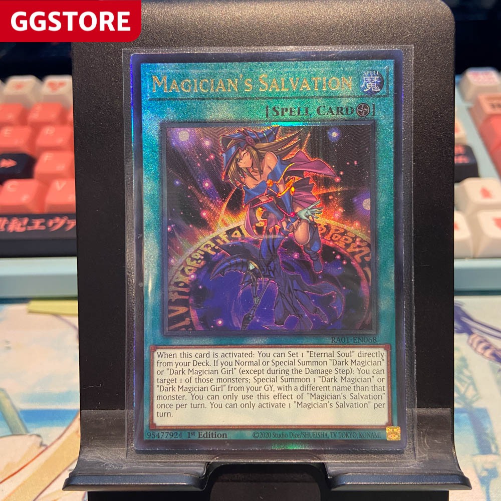 [ Bài Yugioh Chính Hãng ] Magician's Salvation - RA01-EN068 - Prismatic Ultimate Rare | Shopee ...