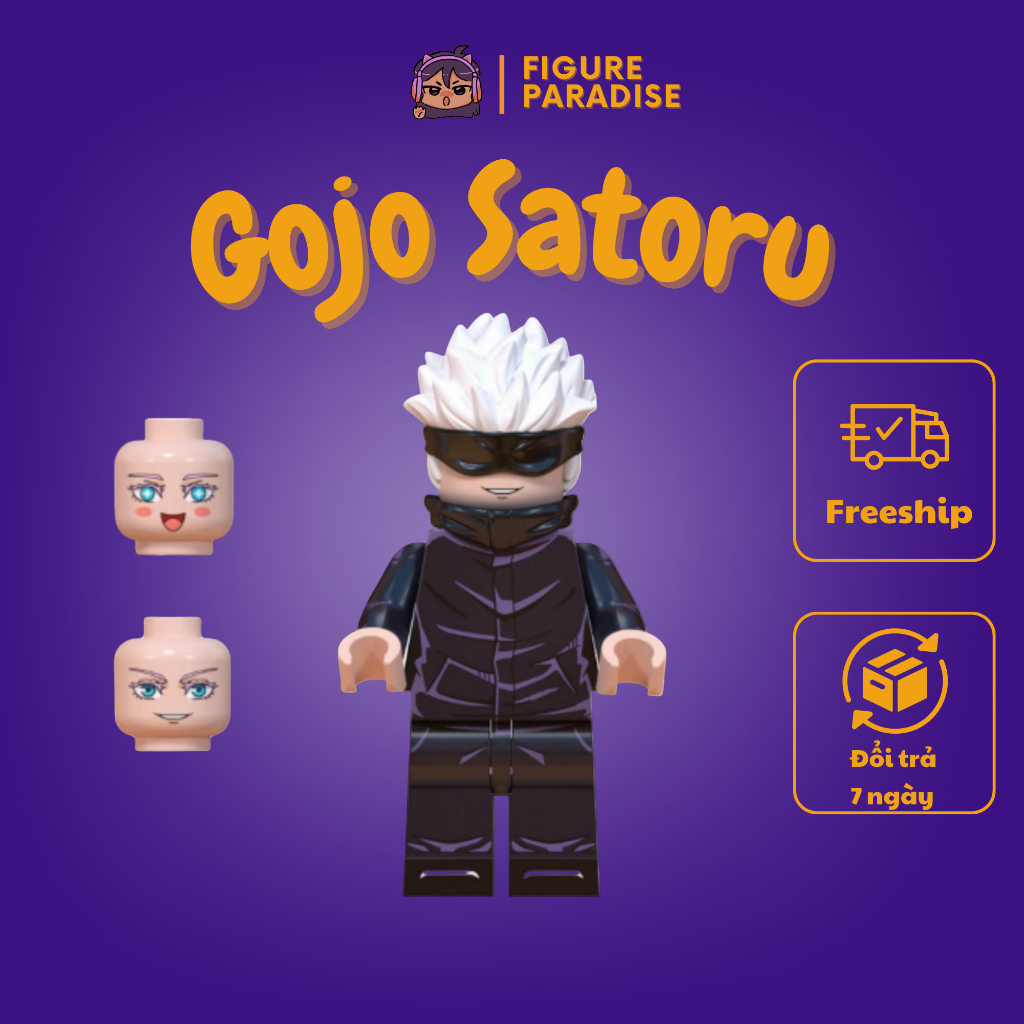Mô hình Jujutsu Kaisen Minifigure Gojo Satoru Chú Thuật Hồi Chiến Đồ ...