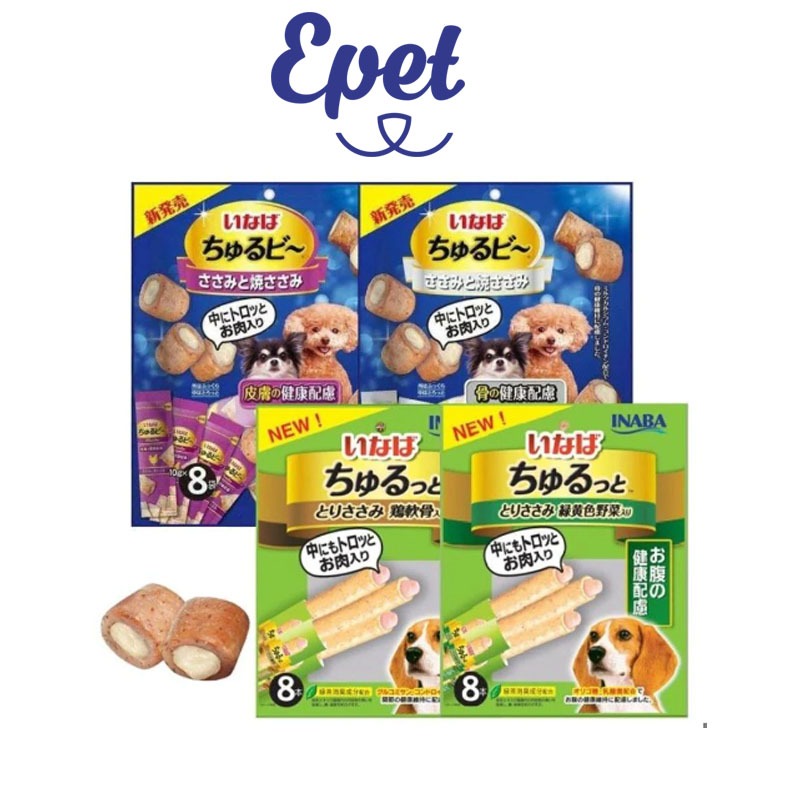 Bánh Thưởng Cho Chó INABA CHURUTTO CHURU BEE - Gói 8 Thanh | Shopee ...