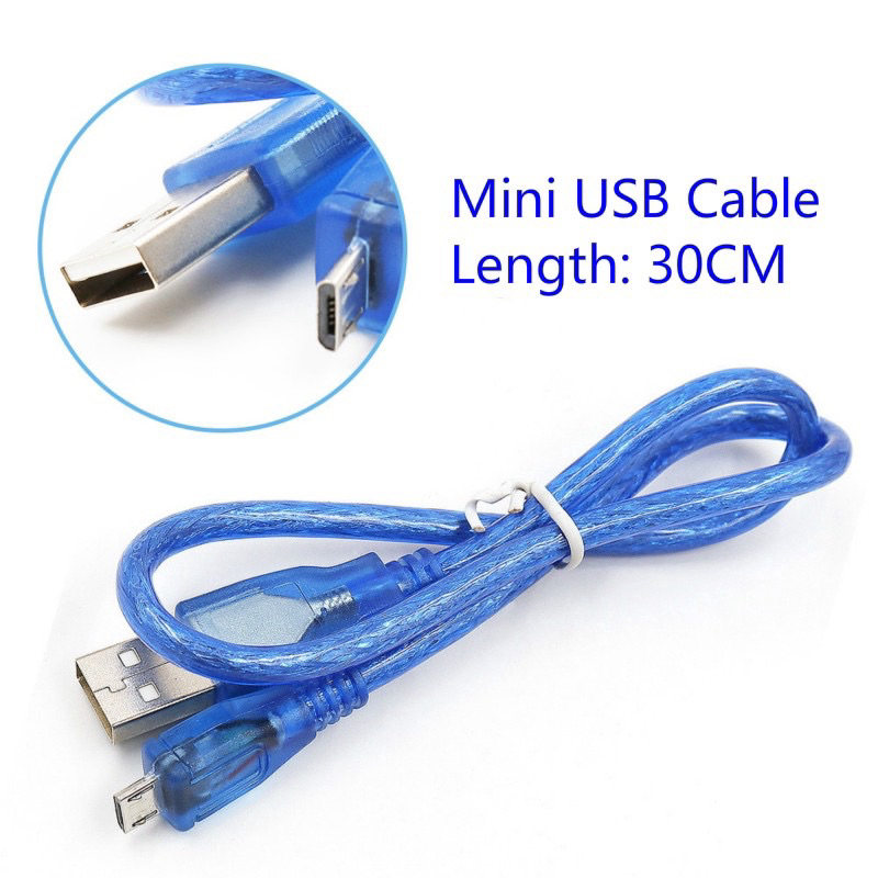 Cáp Usb Micro 30cm Cho Arduino Uno R3 Mega 2560 Nano Due R3 Leonardo Pro Mic Typec Shopee
