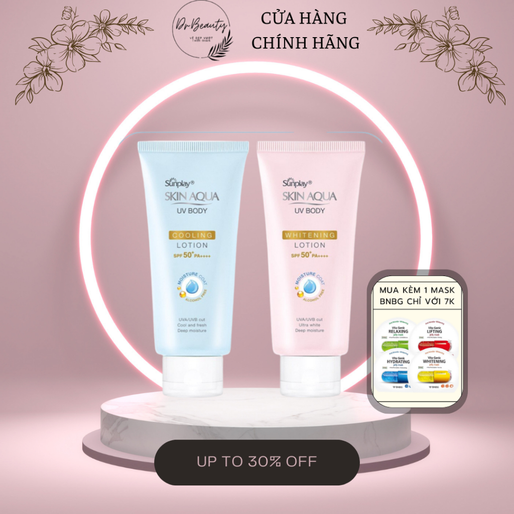 Kem chống nắng Body Skin Aqua - kcn Sunplay Skinaqua dạng sữa Lotion ...