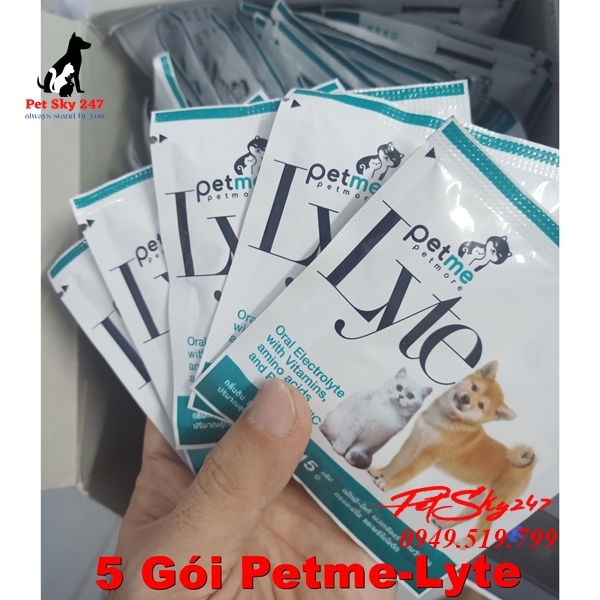 Petme-Lyte - Oral Electrolyte Bổ Sung Muối Khoáng Hỗn Hợp Với Vitamin ...