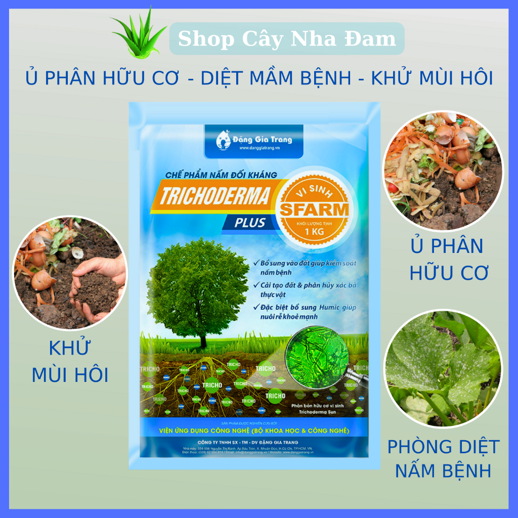 Chế Phẩm TRICHODERMA Plus Cao Cấp Chuyên Ủ Phân Hữu Cơ Cho Mọi Cây ...