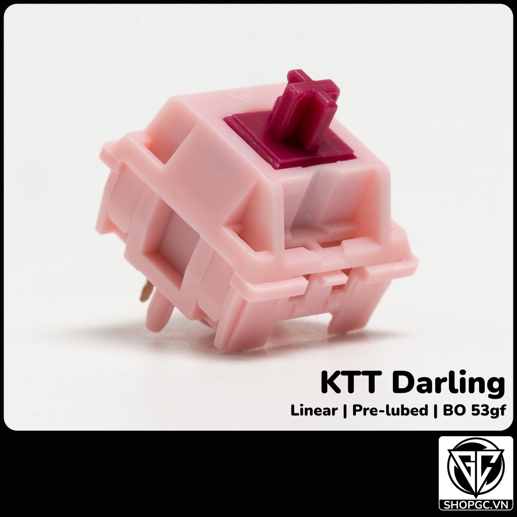 KTT Darling | Switch KTT Darling Linear | Pre Lube | 5 Pin dùng cho bàn phím cơ | Shopee Việt Nam