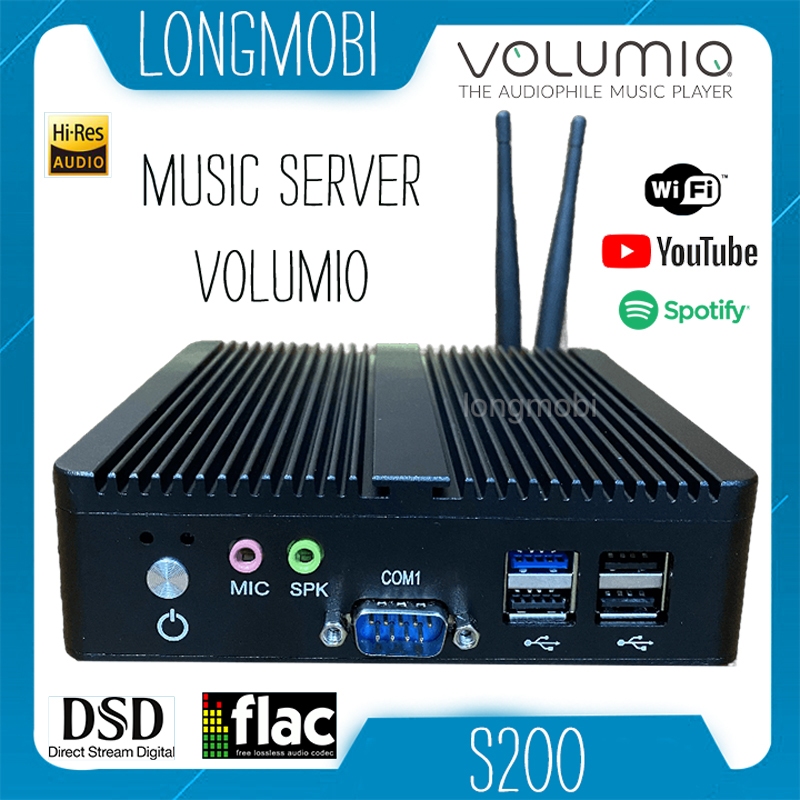 Music Server S200 Wifi - Máy Chủ Âm Nhạc Mini, Không Quạt, Cài Đủ ...